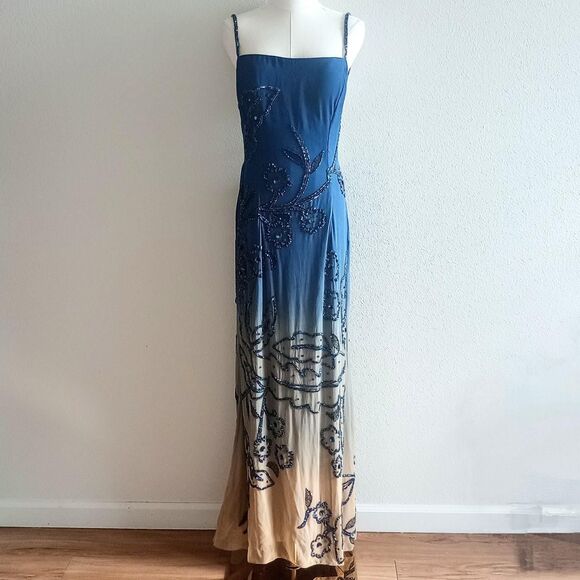 Dresses | Y2k Beaded Sequin Ombre Mermaid Prom Dress | Poshmark